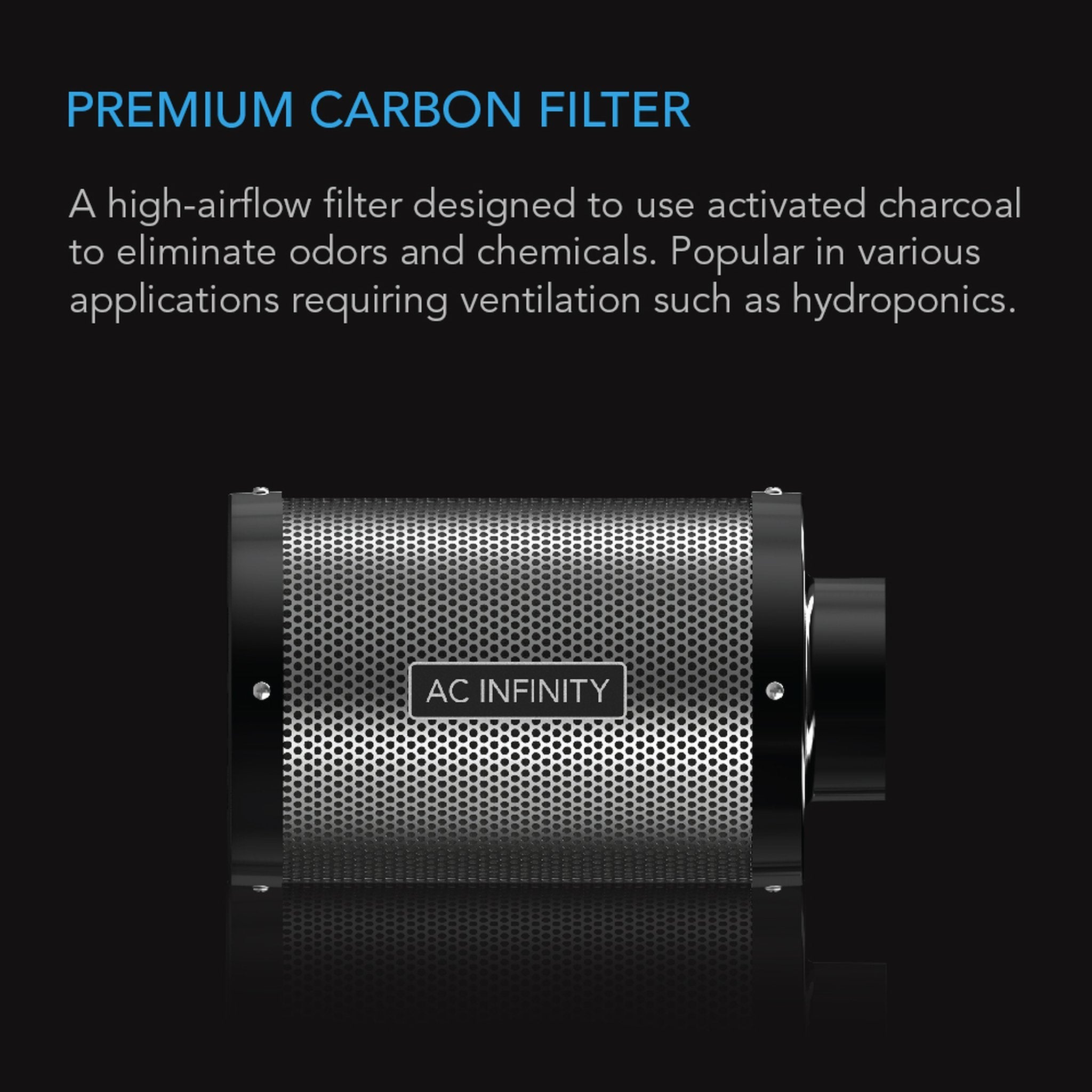 AC Infinity 10 Inch Carbon Filter - 250mm with Australian Charcoal ...